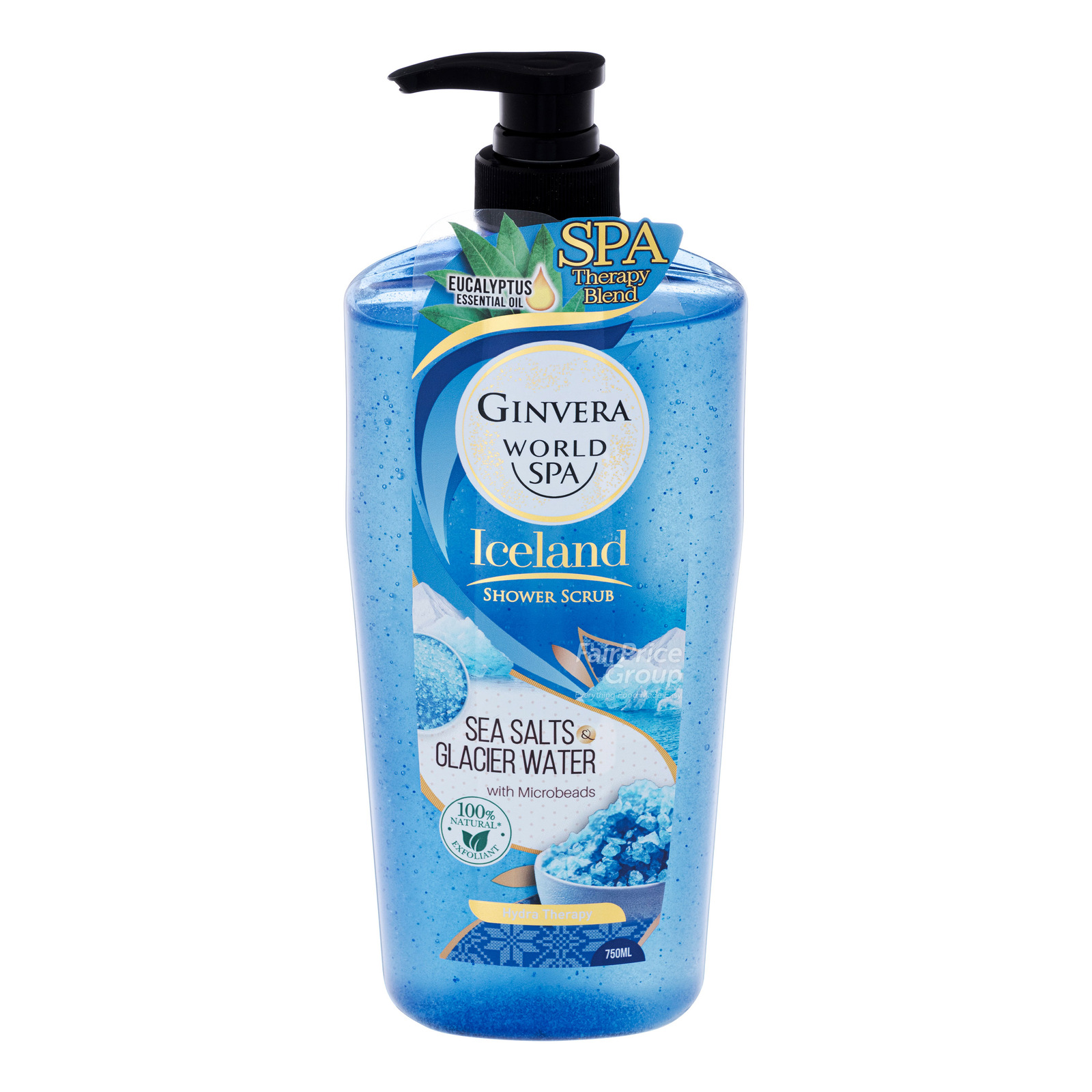 Ginvera World Spa Shower Scrub - Swiss(Glacier Water&Sea Salts) | NTUC ...