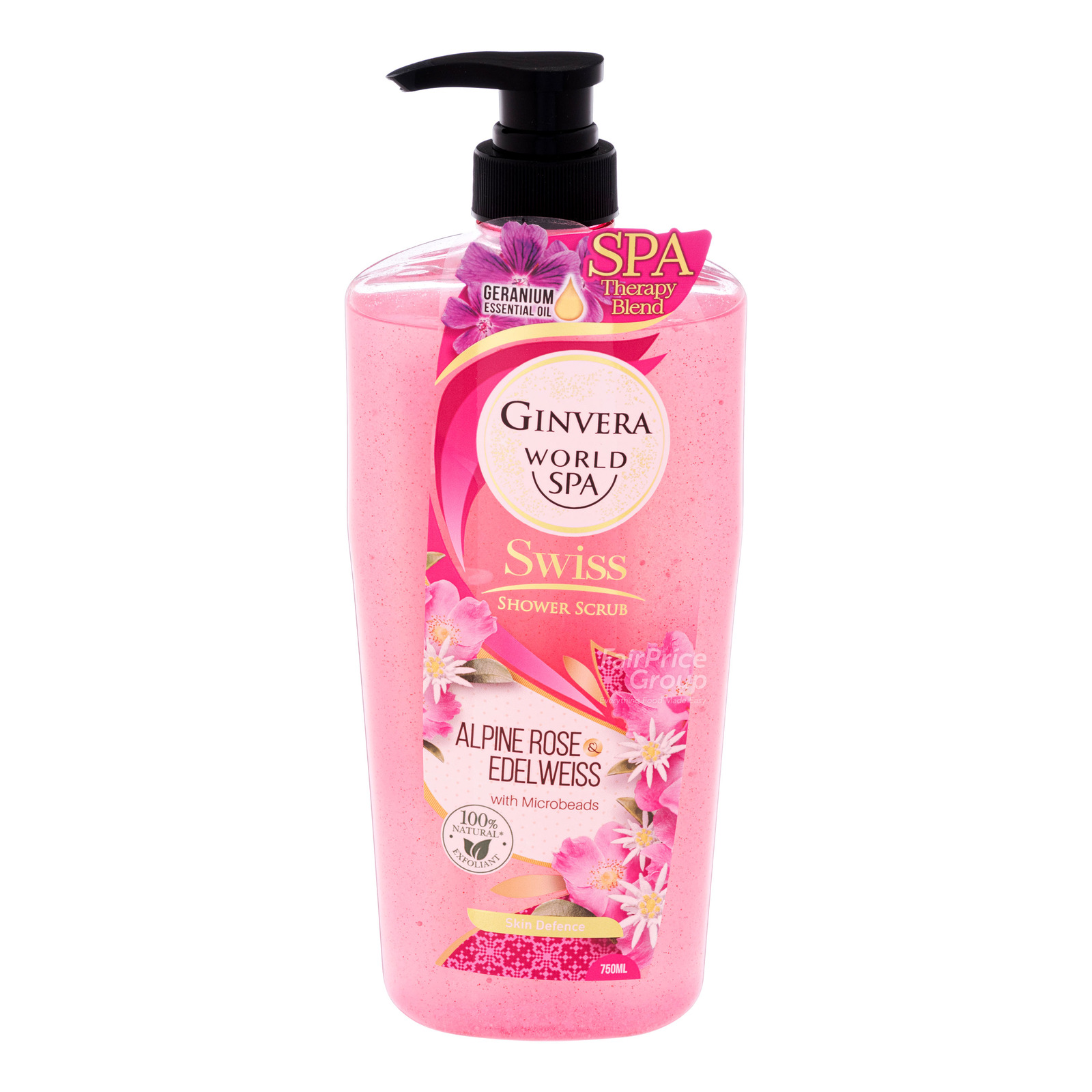 Ginvera World Spa Shower Scrub - Swiss (Alpine Rose&Edelweiss) | NTUC ...