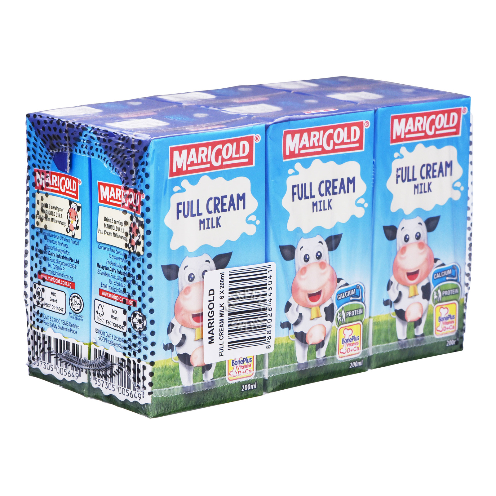 Marigold UHT Packet Milk - Full Cream | NTUC FairPrice