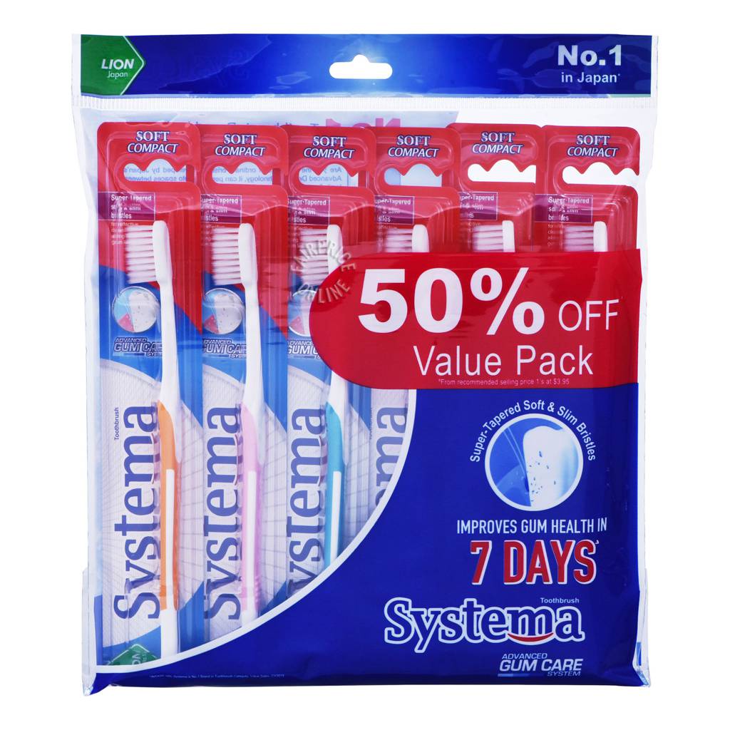Systema Gum Care Toothbrush - Compact (Soft) | NTUC FairPrice