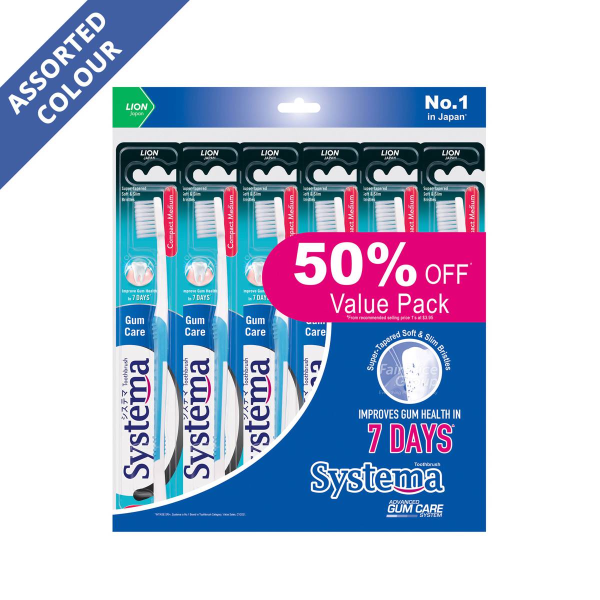 Systema Gum Care Toothbrush - Compact (Medium) | NTUC FairPrice