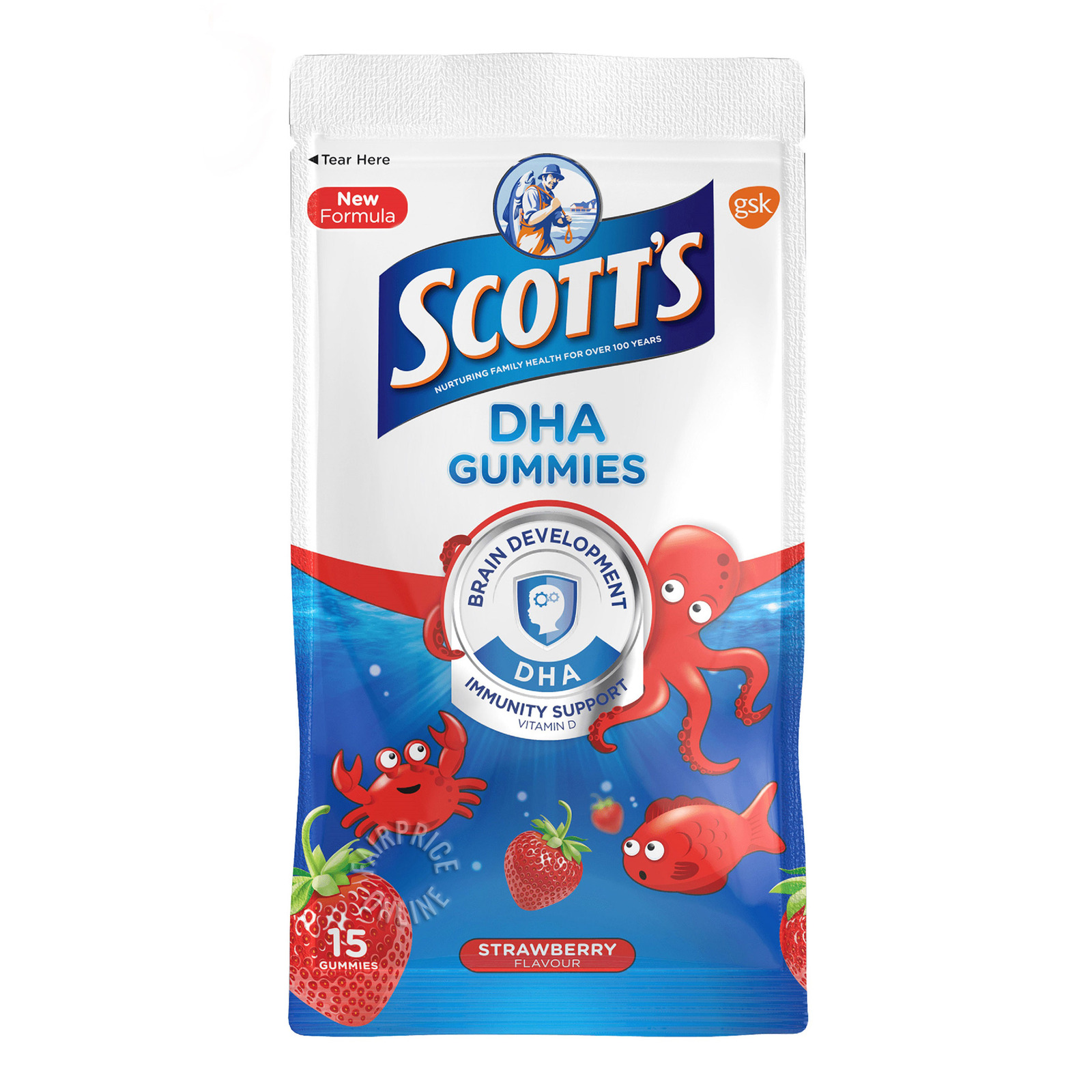 Scott's DHA Gummies - Strawberry | NTUC FairPrice