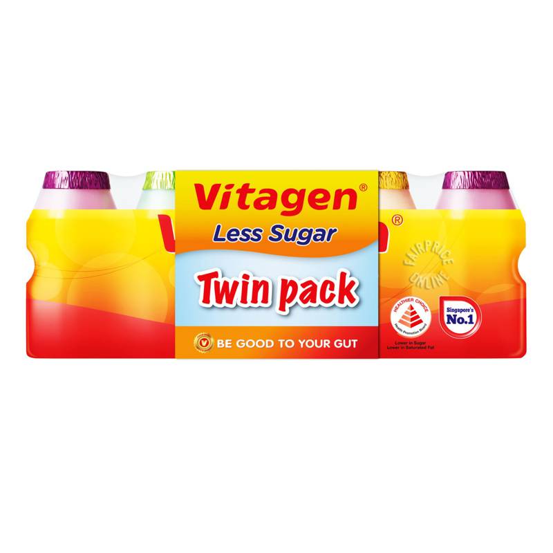 Vitagen Cultured Milk - Less Sugar (Assorted) | NTUC FairPrice