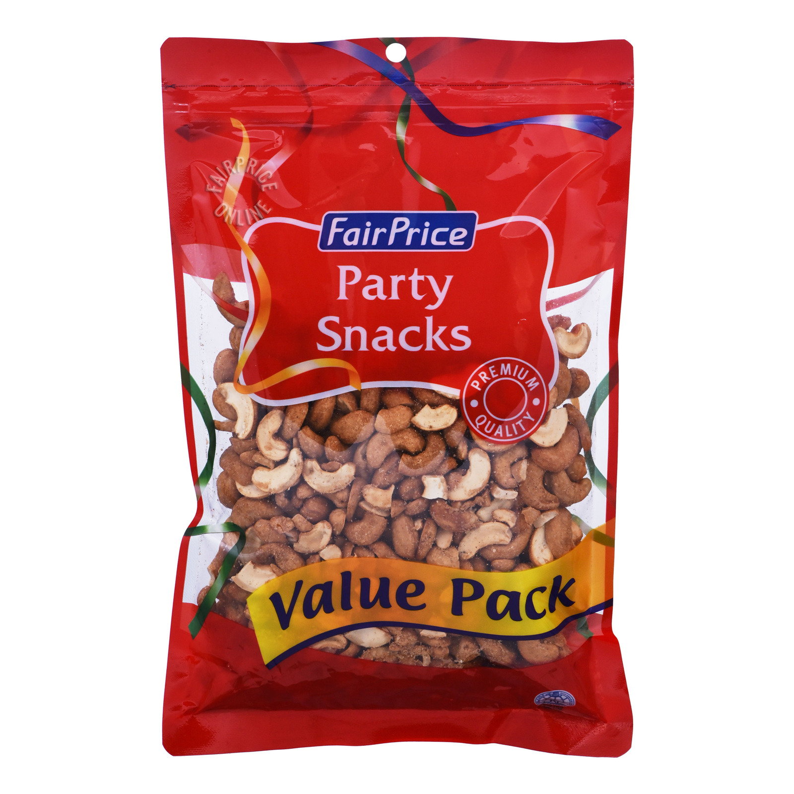 FairPrice Party Snacks - Roasted Cashews (Unsalted) | NTUC FairPrice