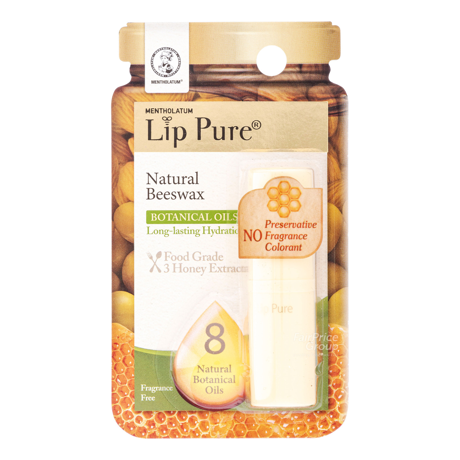 Mentholatum Lip Pure Lip Balm - Botanical Oil | NTUC FairPrice