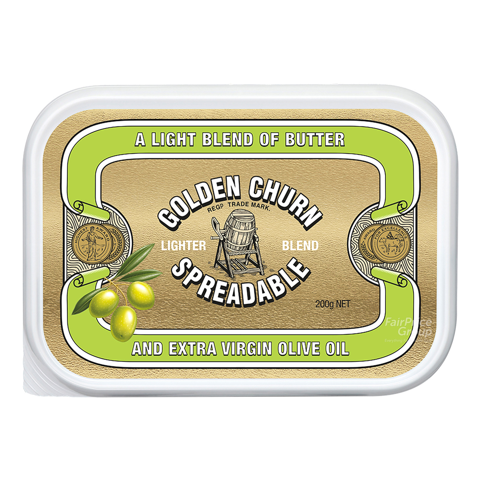 Golden Churn Spreadable Lighter Butter - Olive Oil | NTUC FairPrice