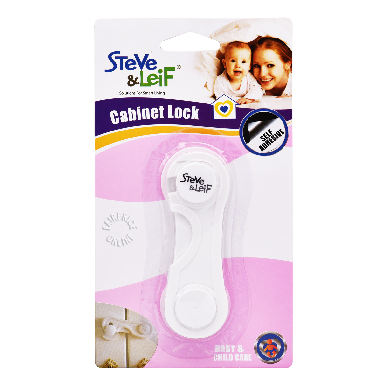 Steve & Leif Cabinet Latch White SL-B1115 | NTUC FairPrice
