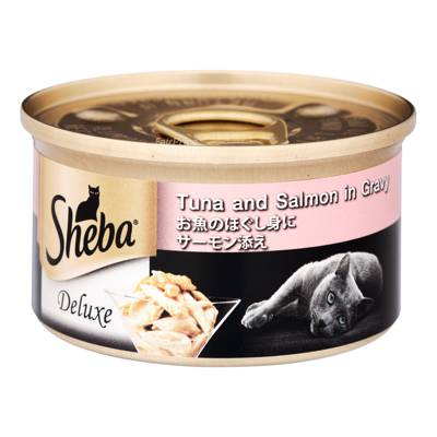 Sheba Cat Can Food - Tuna and Salmon in Gravy | NTUC FairPrice