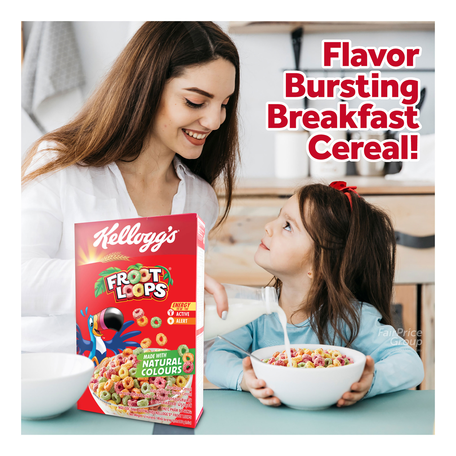 Kellogg's Cereal - Froot Loops | NTUC FairPrice