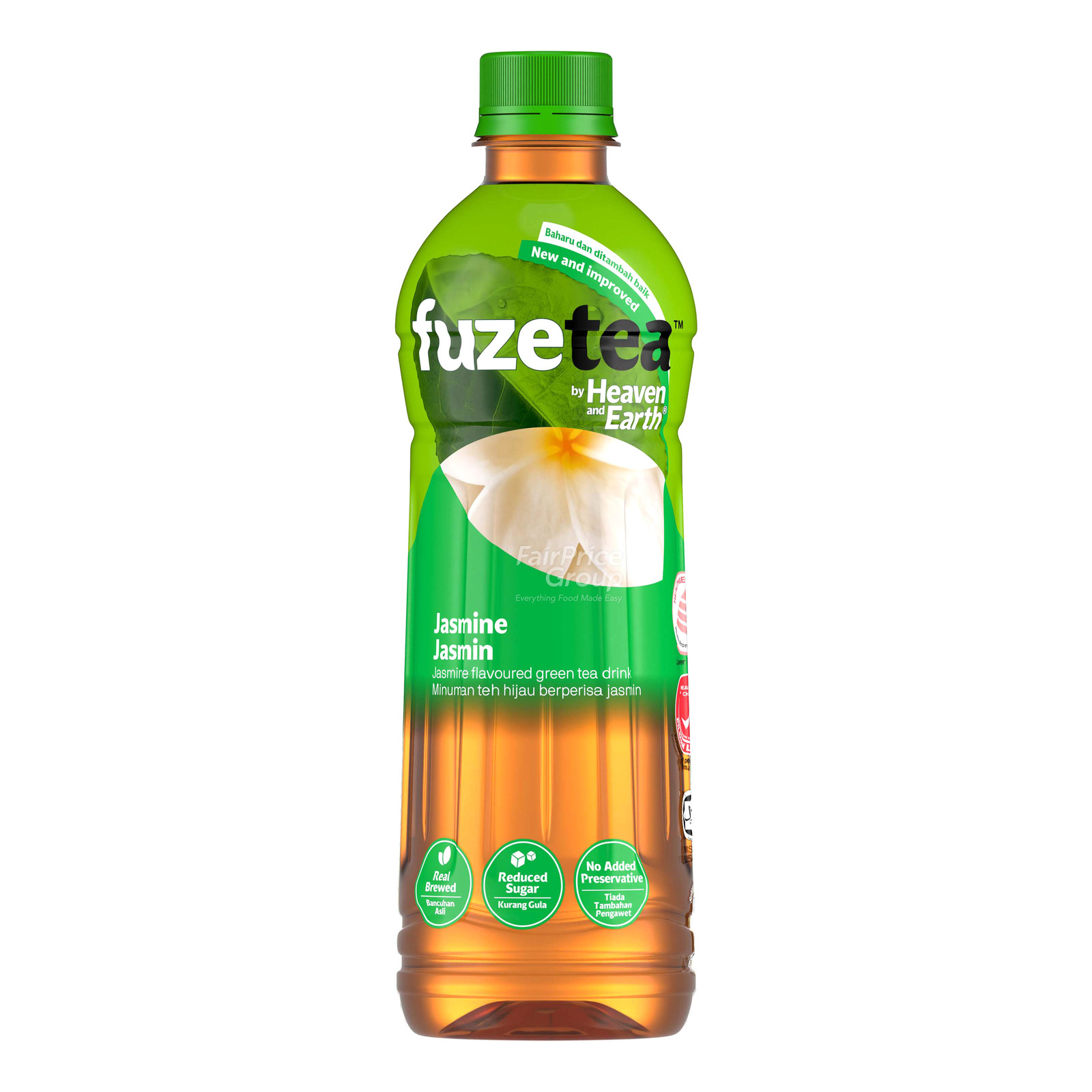 Fuze Tea Flavoured Green Tea Bottle Drink - Jasmine | NTUC FairPrice