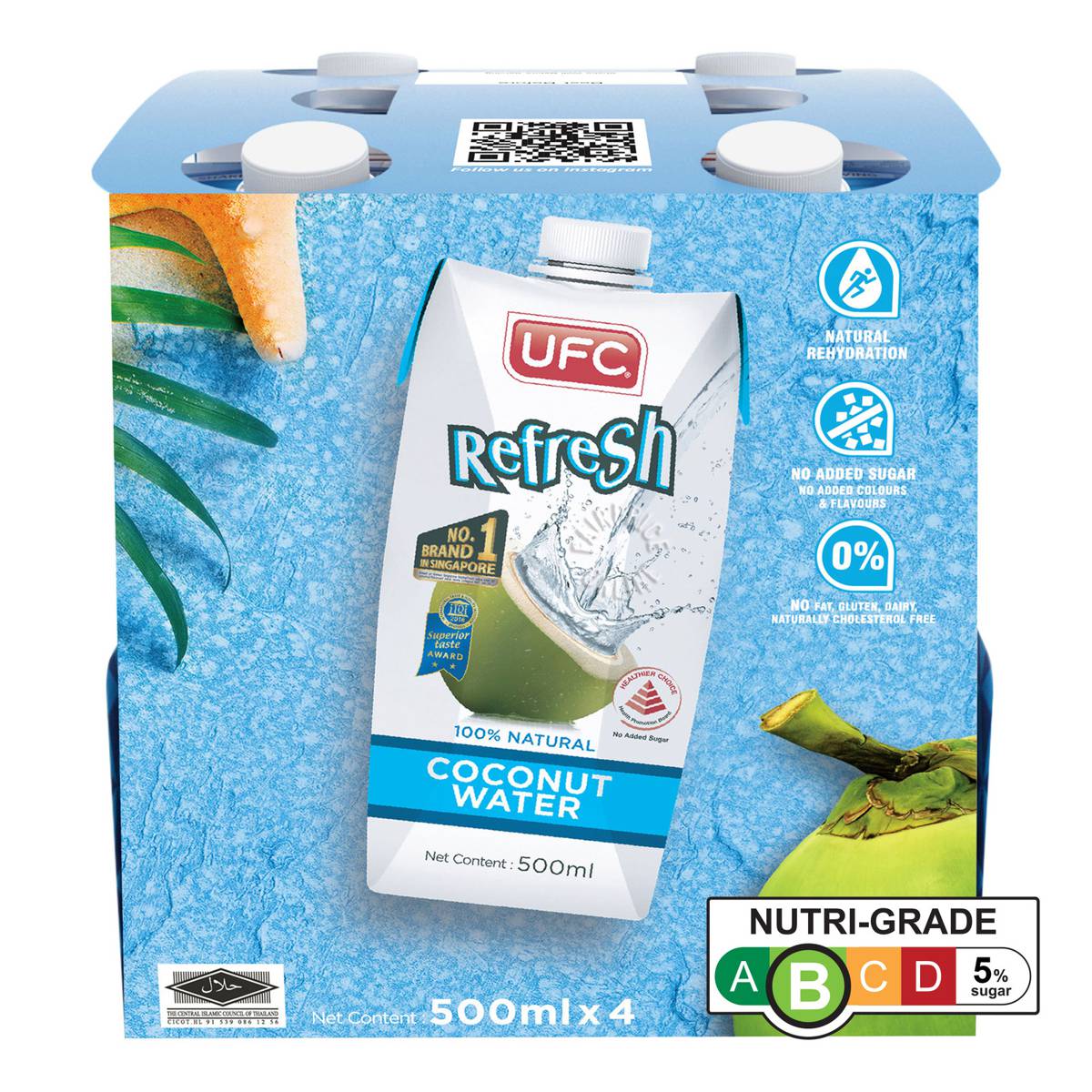UFC Refresh 100% Natural Coconut Water | NTUC FairPrice