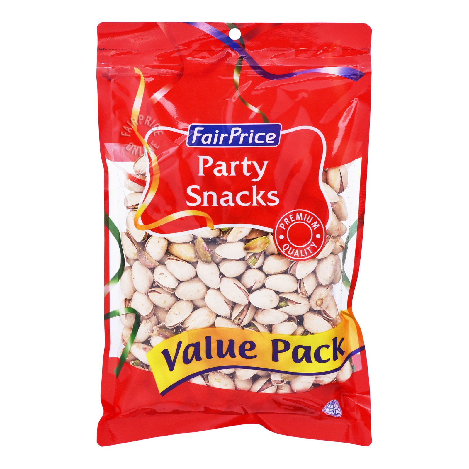 FairPrice Party Snacks - Roasted Pistachios (Unsalted) | NTUC FairPrice