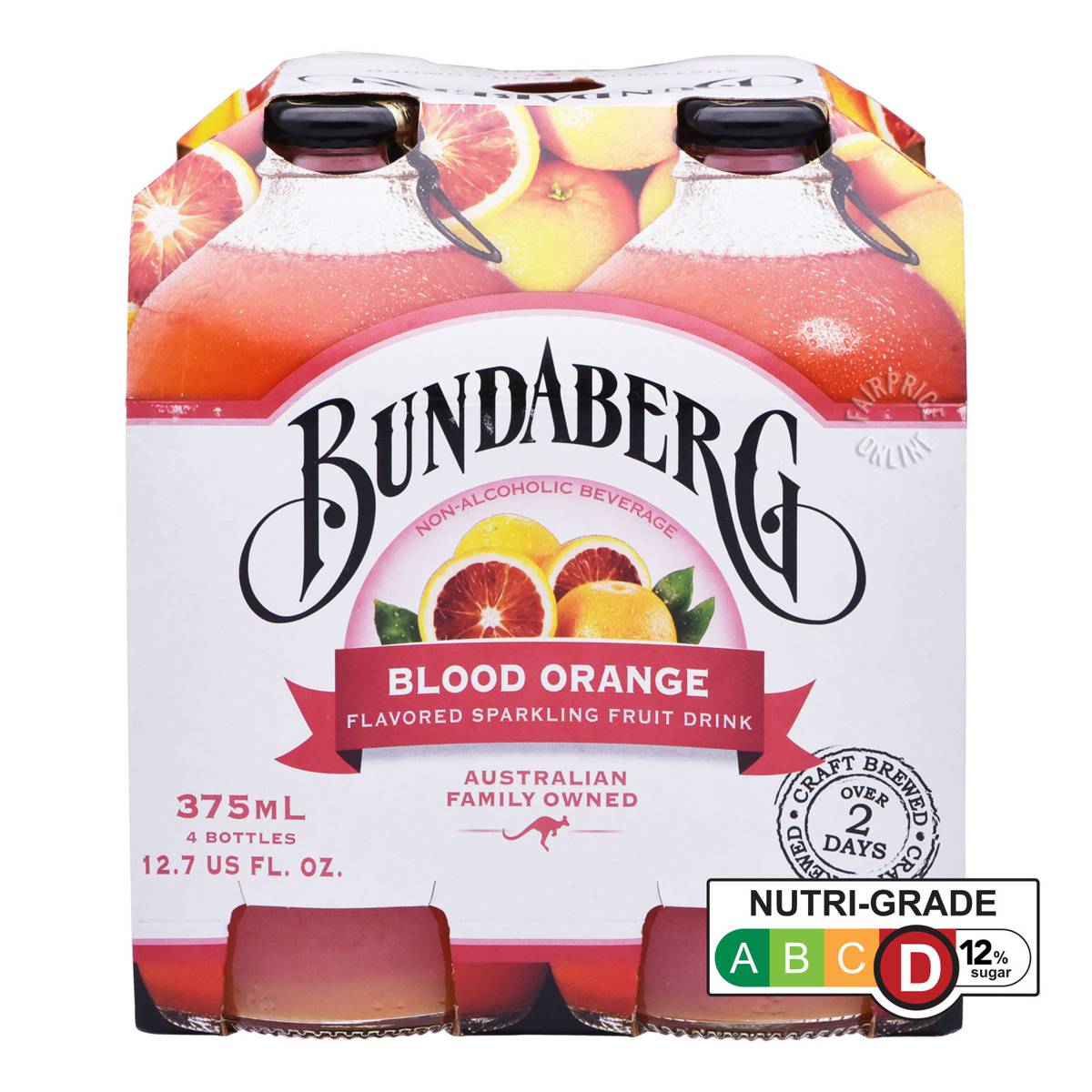 Bundaberg Sparkling Fruit Bottle Drink - Blood Orange | NTUC FairPrice