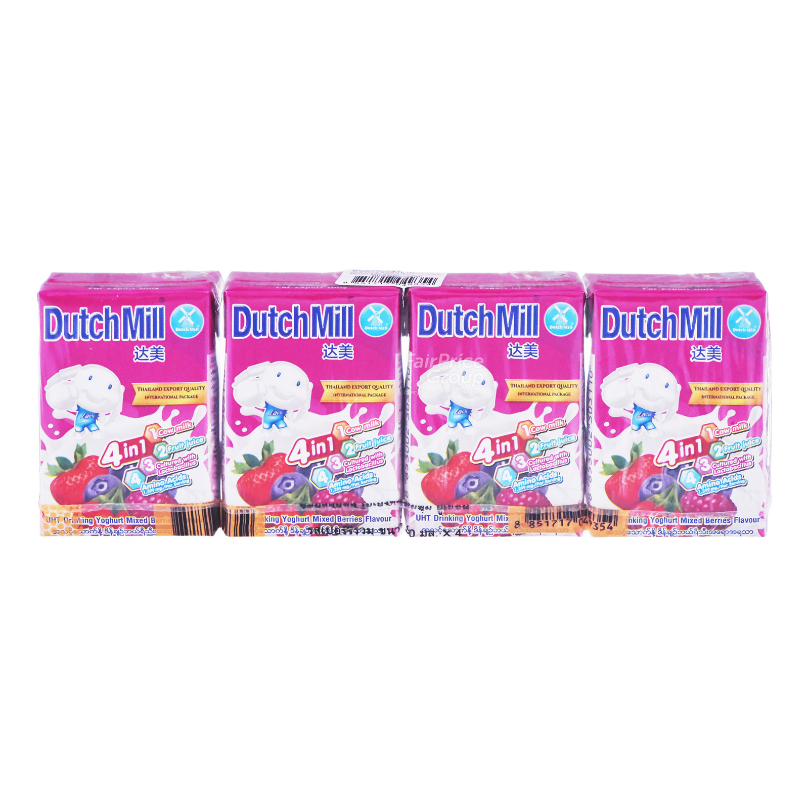 Dutch Mill UHT Drinking Yoghurt - Mixed Berries | NTUC FairPrice