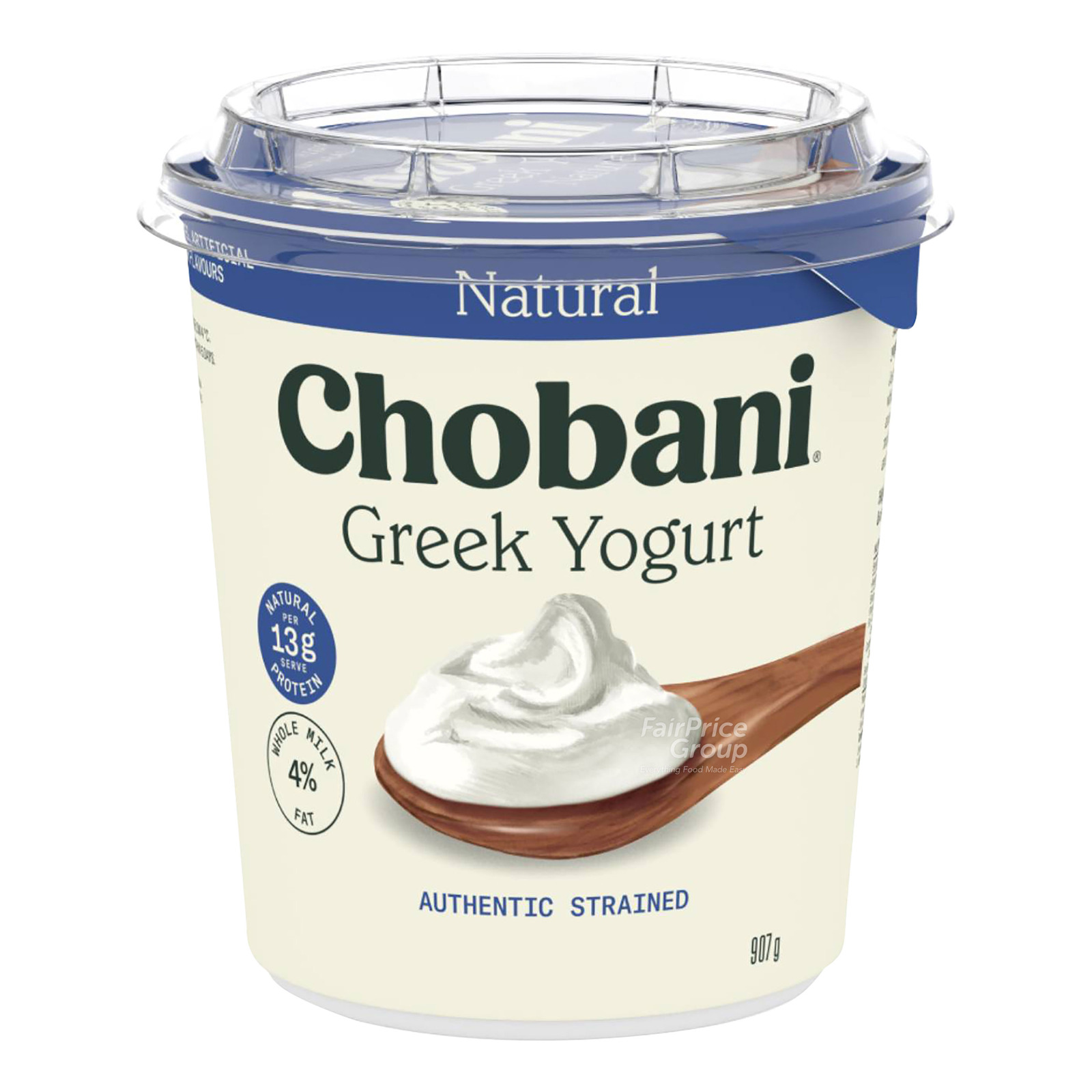 Chobani Greek Yogurt - Plain Whole Milk | NTUC FairPrice