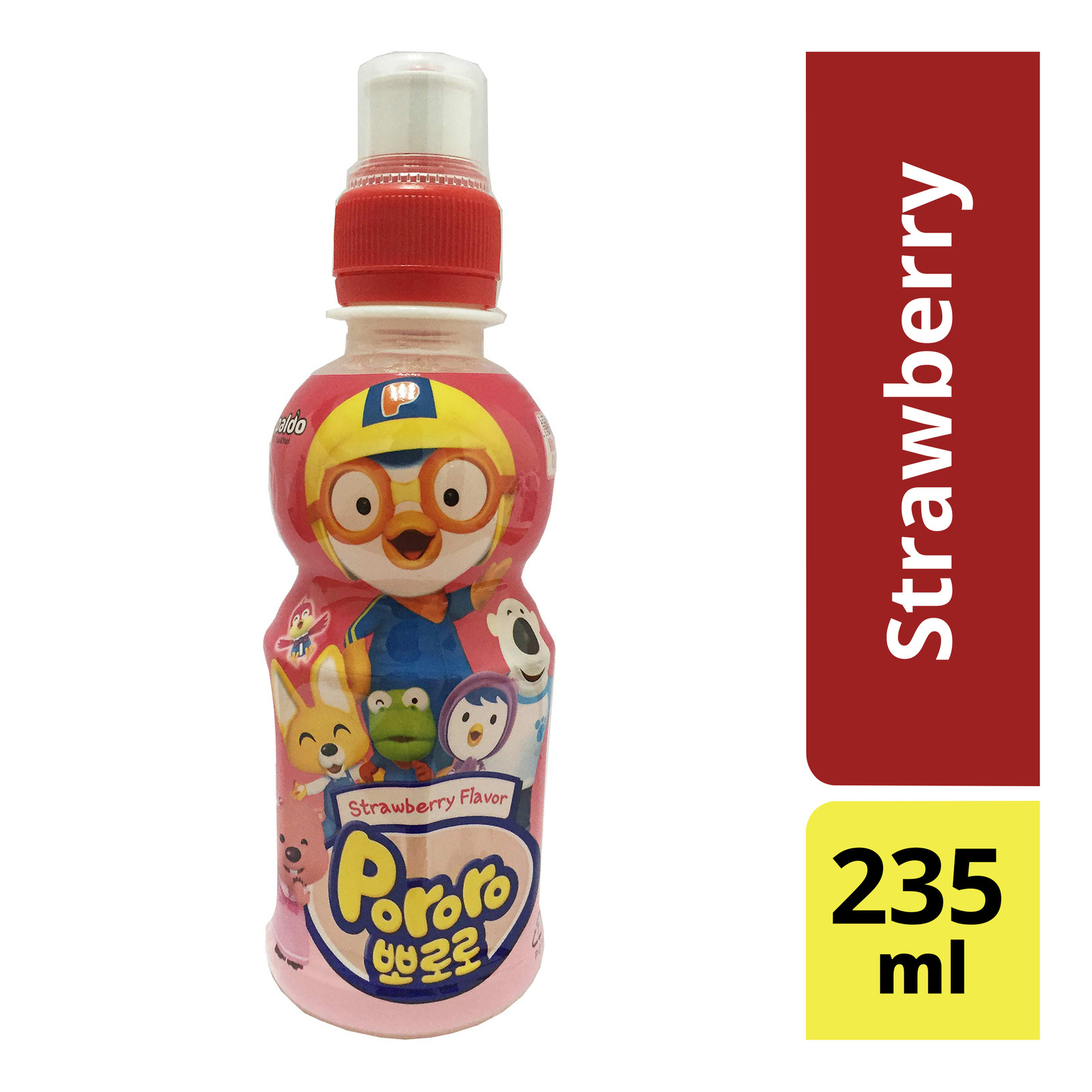 Paldo Pororo Fruit Juice Bottle Drink - Strawberry | NTUC FairPrice