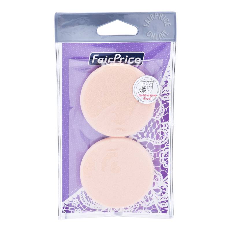 Fairprice Foundation Sponge - Round | NTUC FairPrice