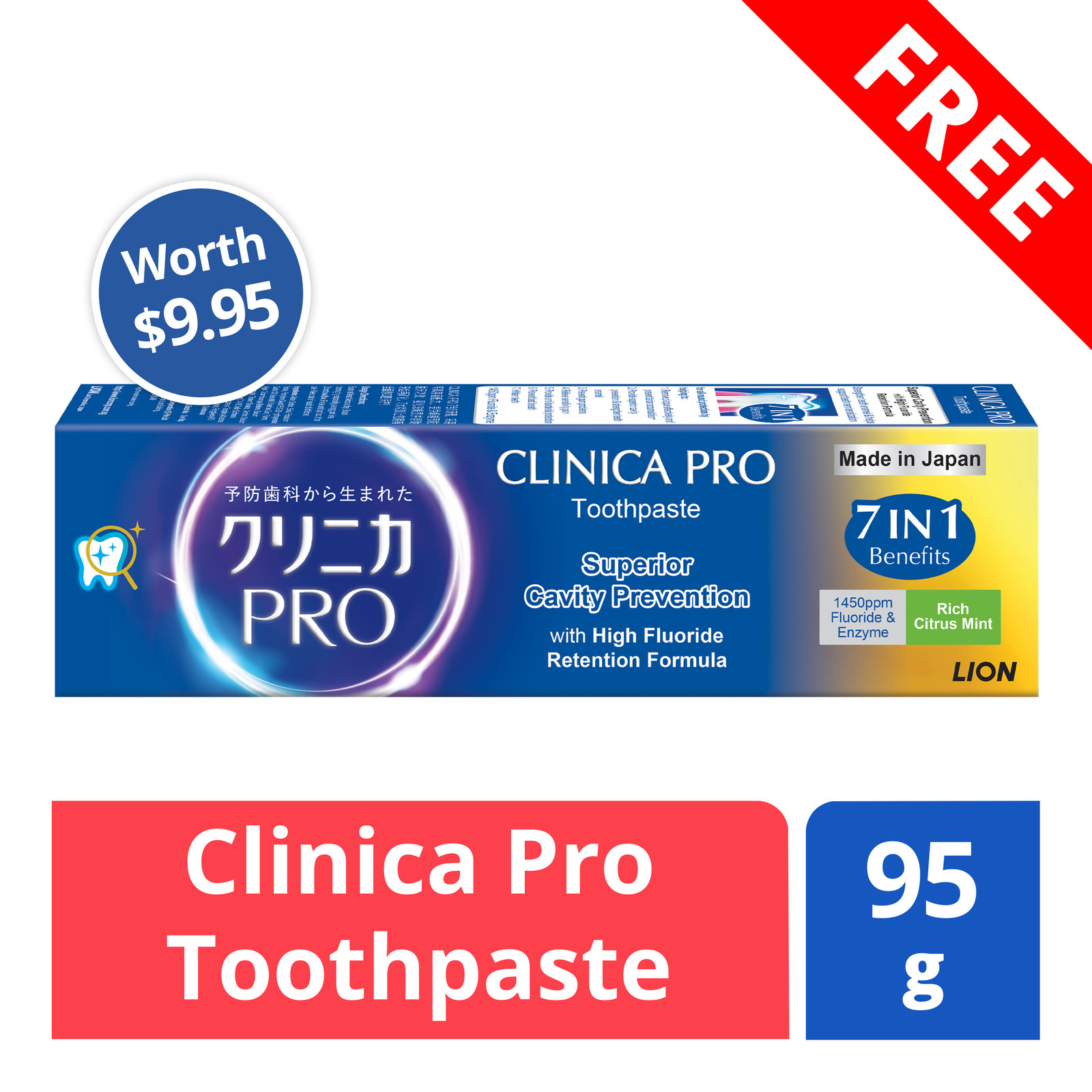 FREE Clinica Pro Toothpaste (worth $9.95) | NTUC FairPrice