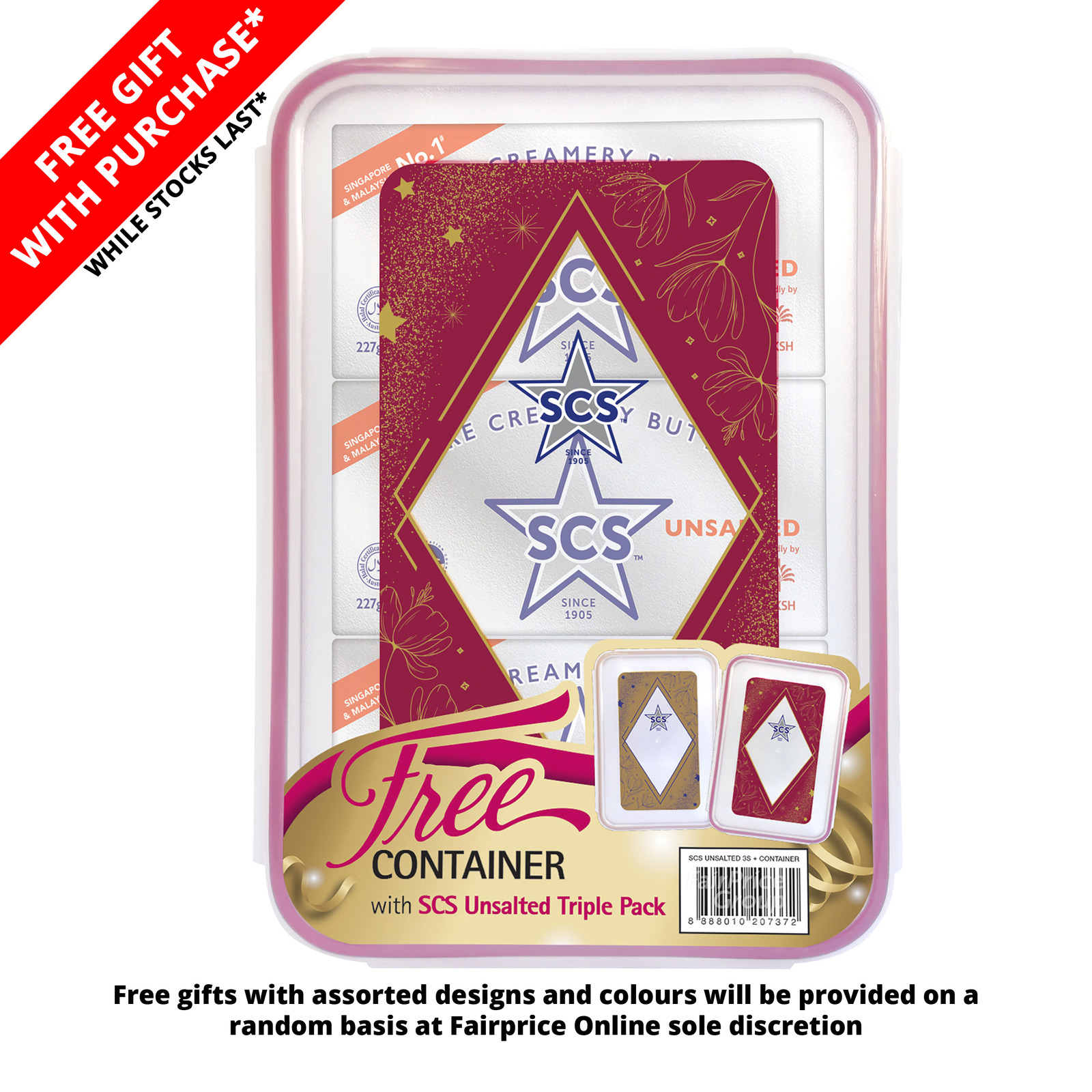 SCS Pure Creamery Butter Block - Unsalted | NTUC FairPrice