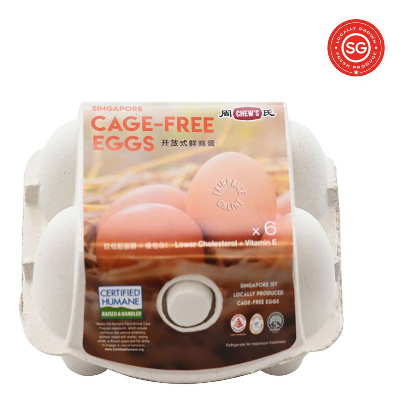 Chew's Singapore Fresh Eggs - Cage Free | NTUC FairPrice