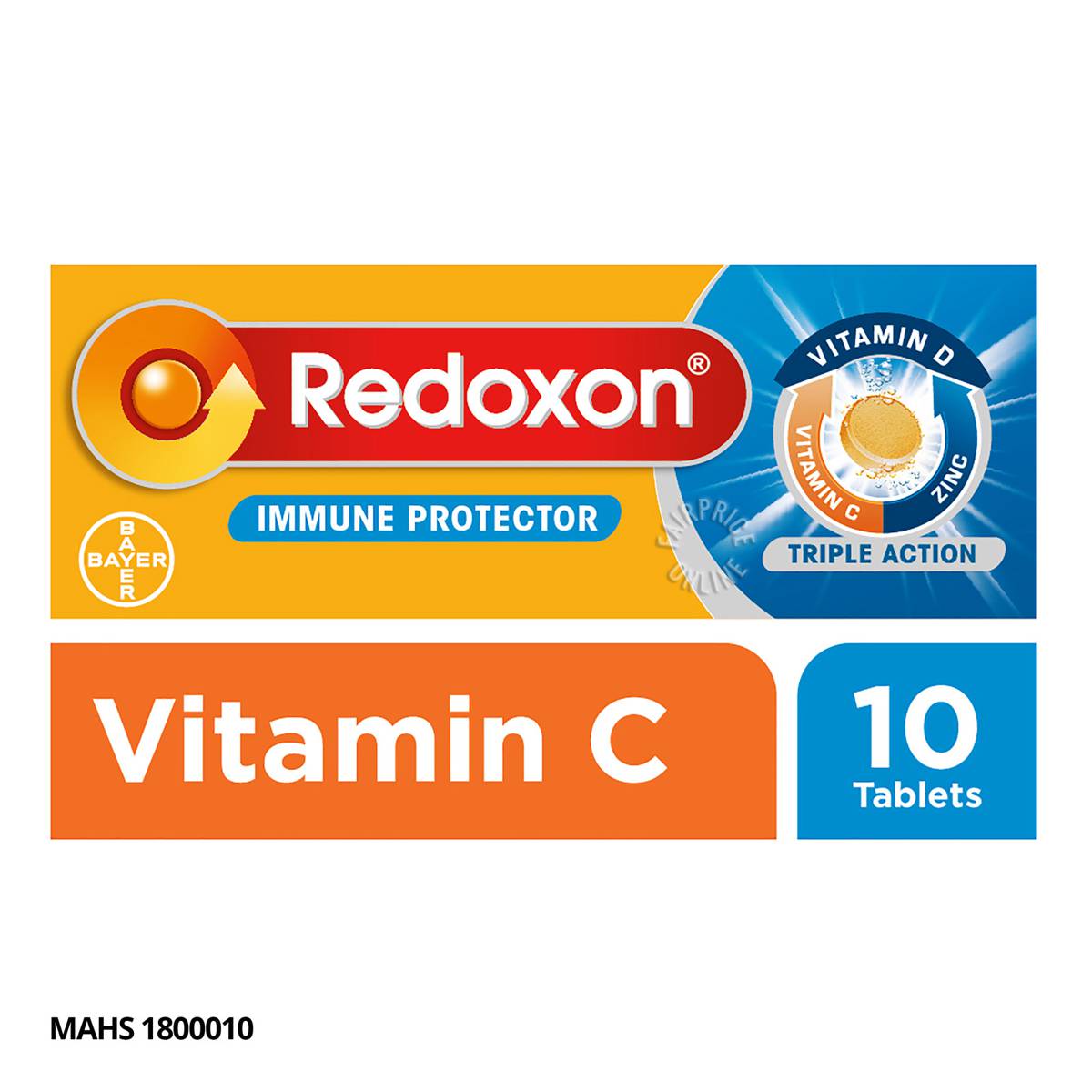 Redoxon Triple Action Effervescent Tablets - Orange | NTUC FairPrice