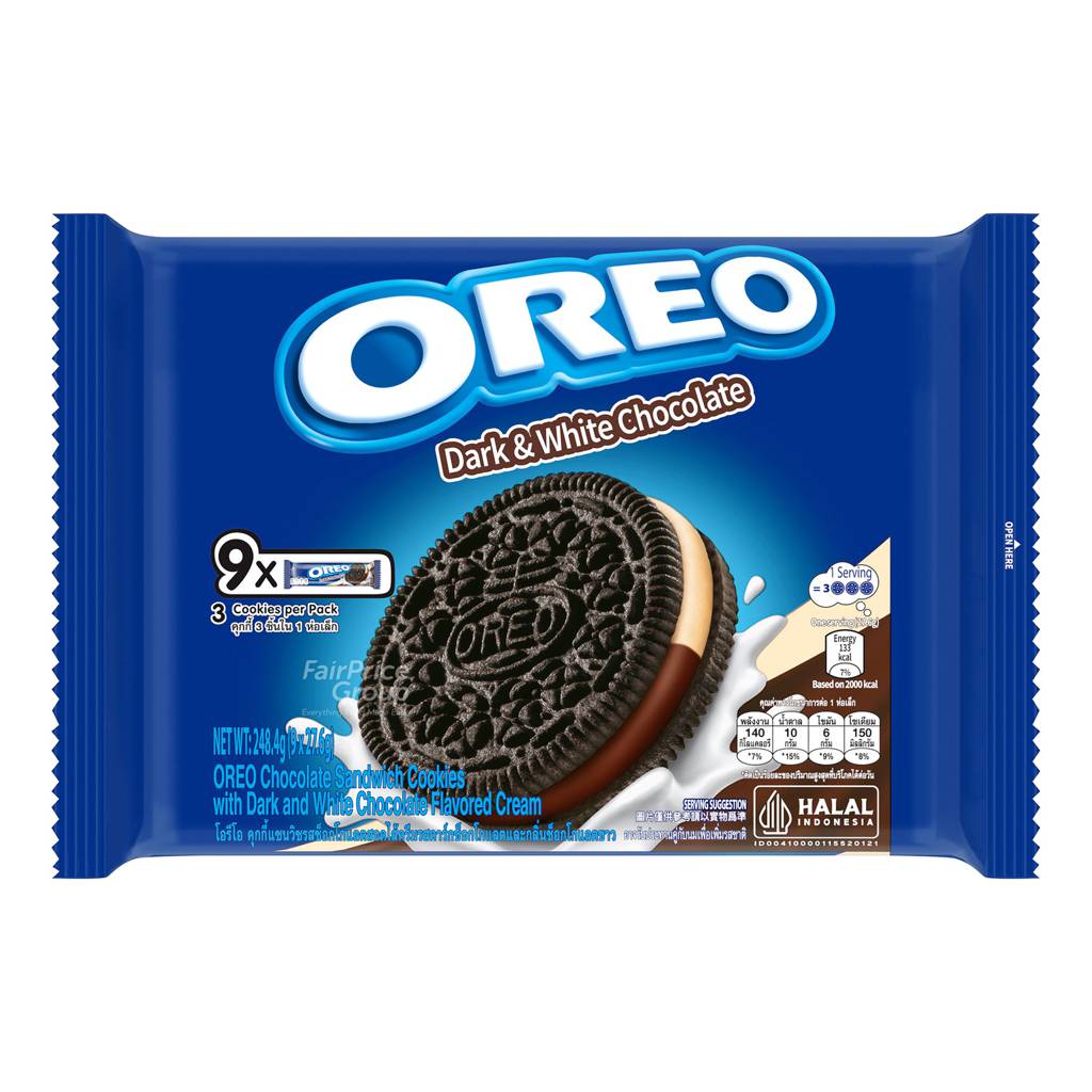 Oreo Sandwich Cookies Multipack - Dark & White Chocolate | NTUC FairPrice