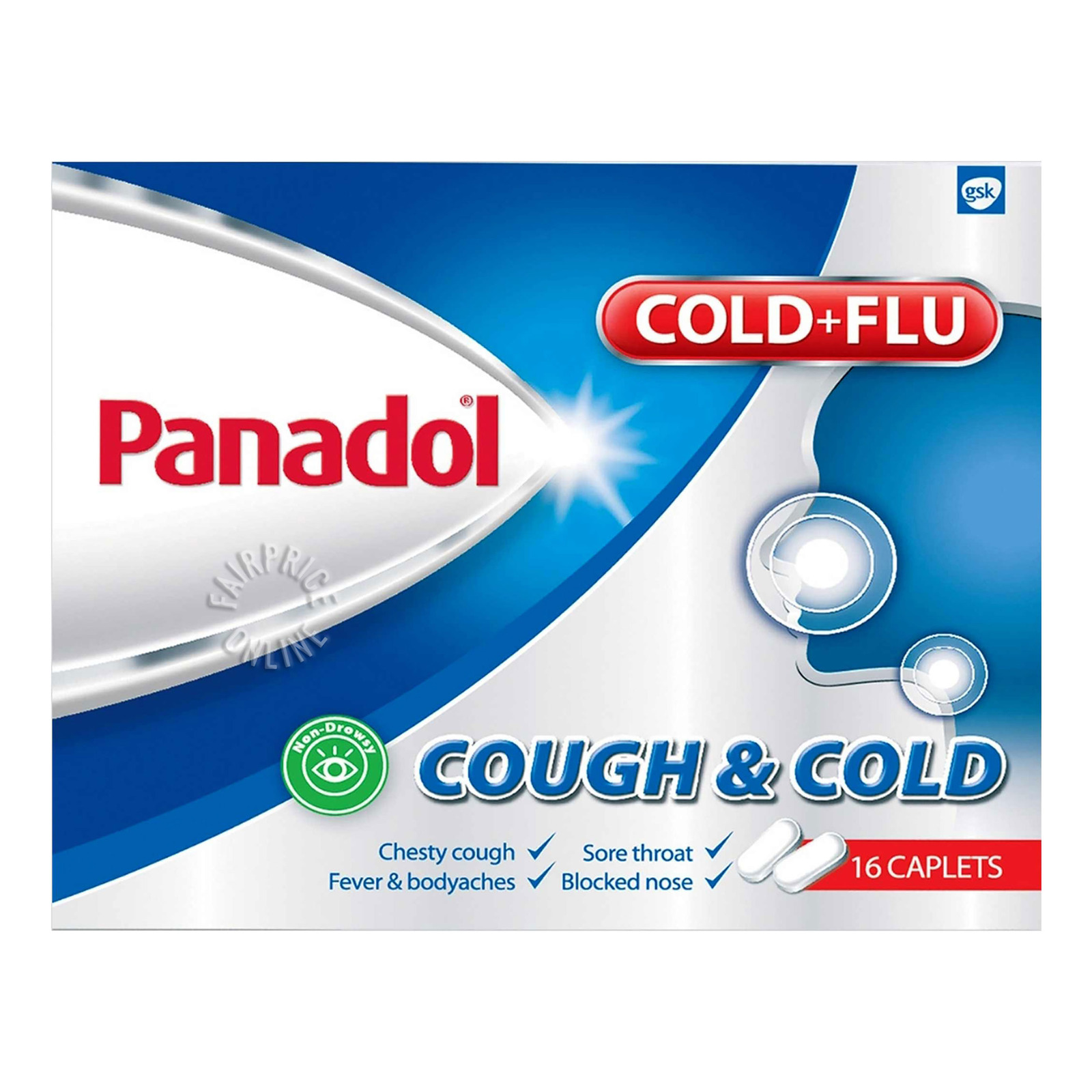 Panadol Cough & Cold Caplets | NTUC FairPrice