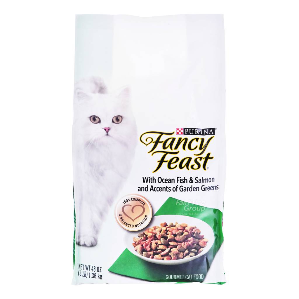 Fancy Feast Dry Cat Food - Oceanfish, Salmon & Garden Greens | NTUC ...