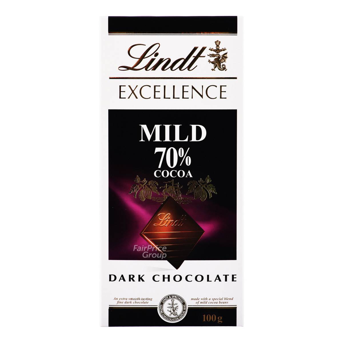 Lindt Excellence Chocolate Bar - Mild (Dark) | NTUC FairPrice