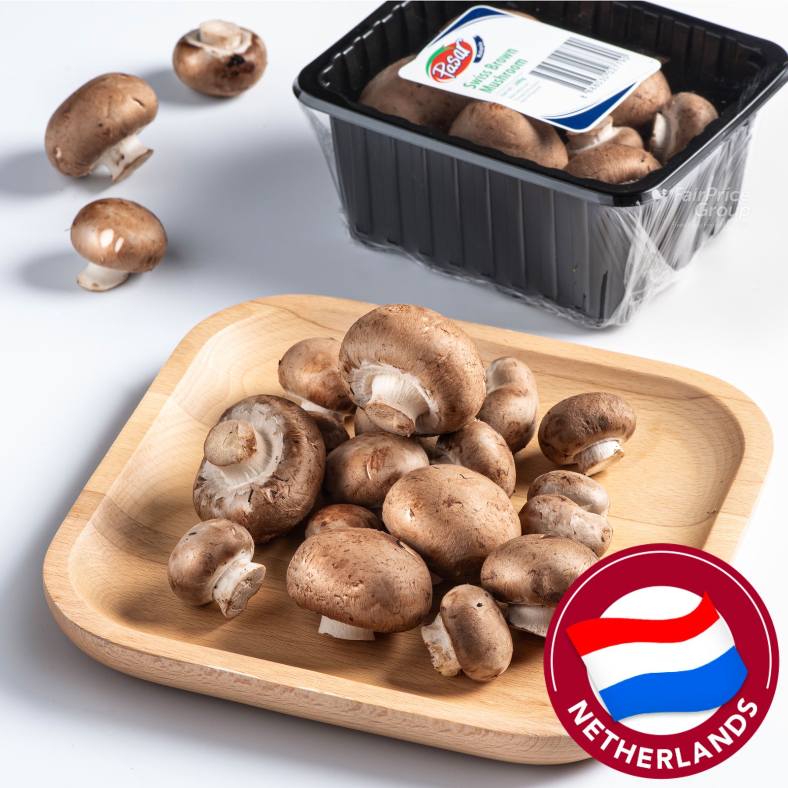 Pasar Swiss Brown Mushroom | NTUC FairPrice