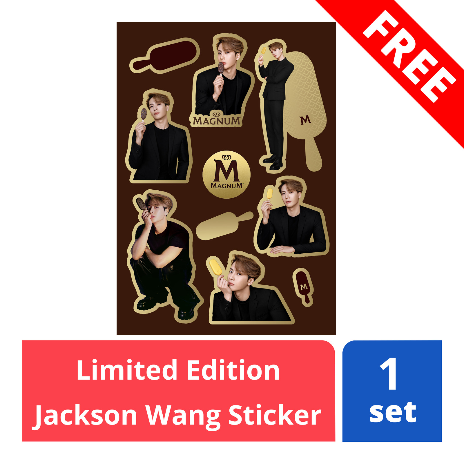 FREE Limited Edition Jackson Wang Sticker | NTUC FairPrice