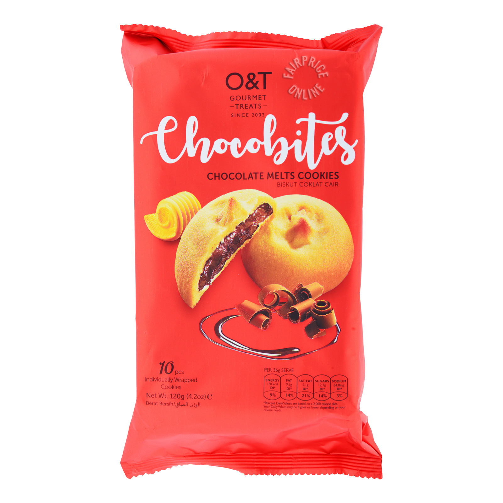 O&T Chocobites Cookies - Chocolate Melts | NTUC FairPrice