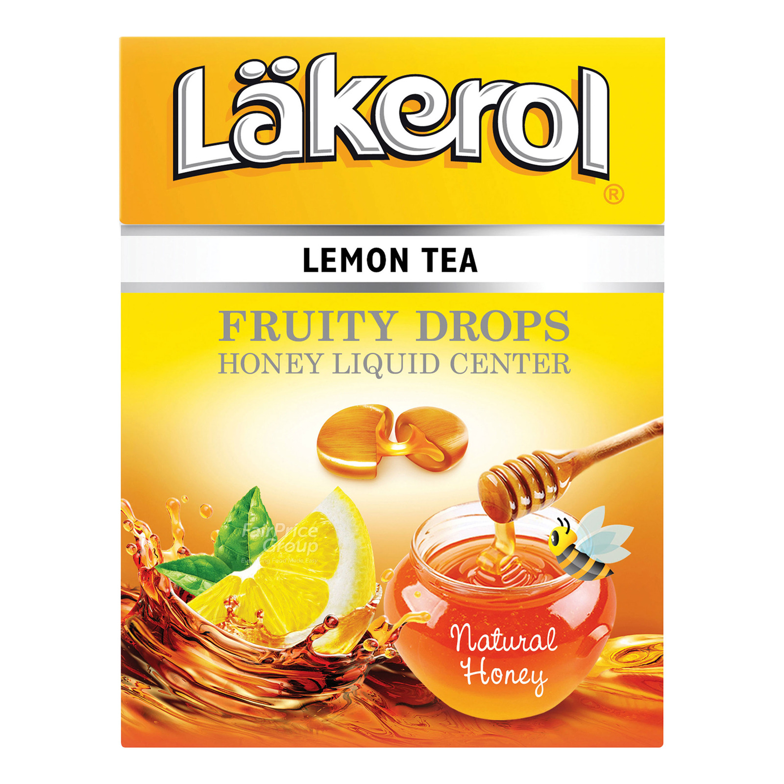 Lakerol Fruity Drops - Lemon Tea with Honey | NTUC FairPrice