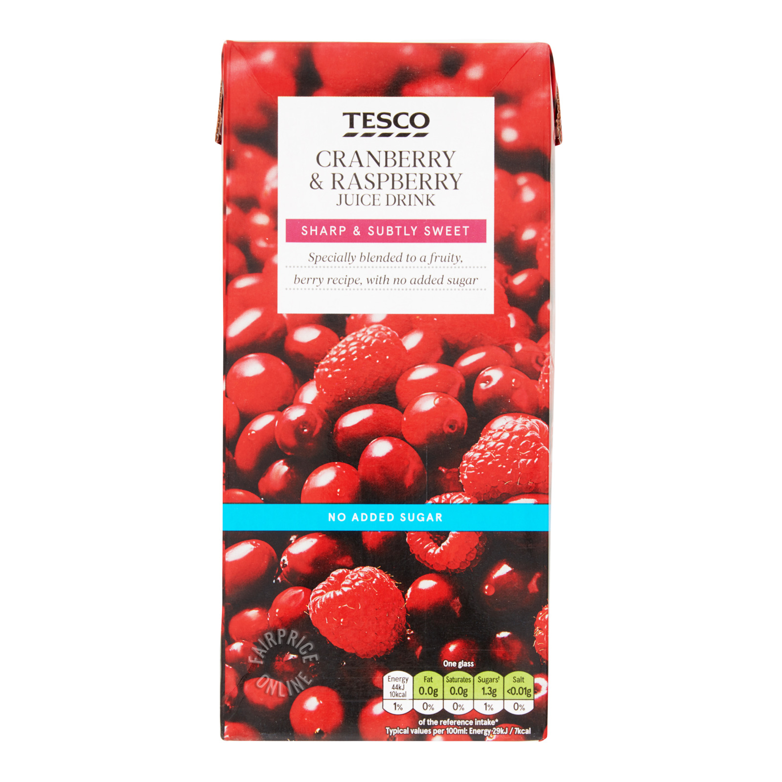 Tesco Juice Drink - Cranberry & Raspberry (No Sugar Added) | NTUC FairPrice