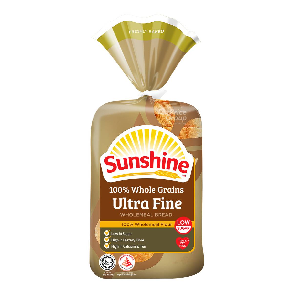 Sunshine Wholemeal Bread - Ultra Fine | NTUC FairPrice