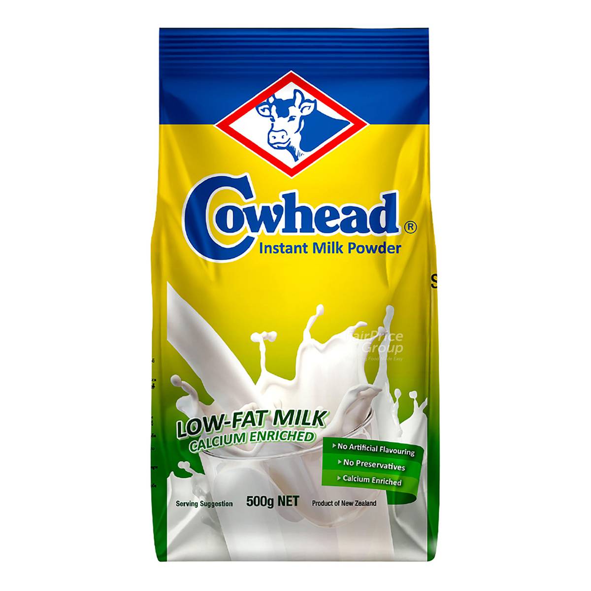 Cowhead Instant Milk Powder - Low Fat (Calcium Enriched) | NTUC FairPrice