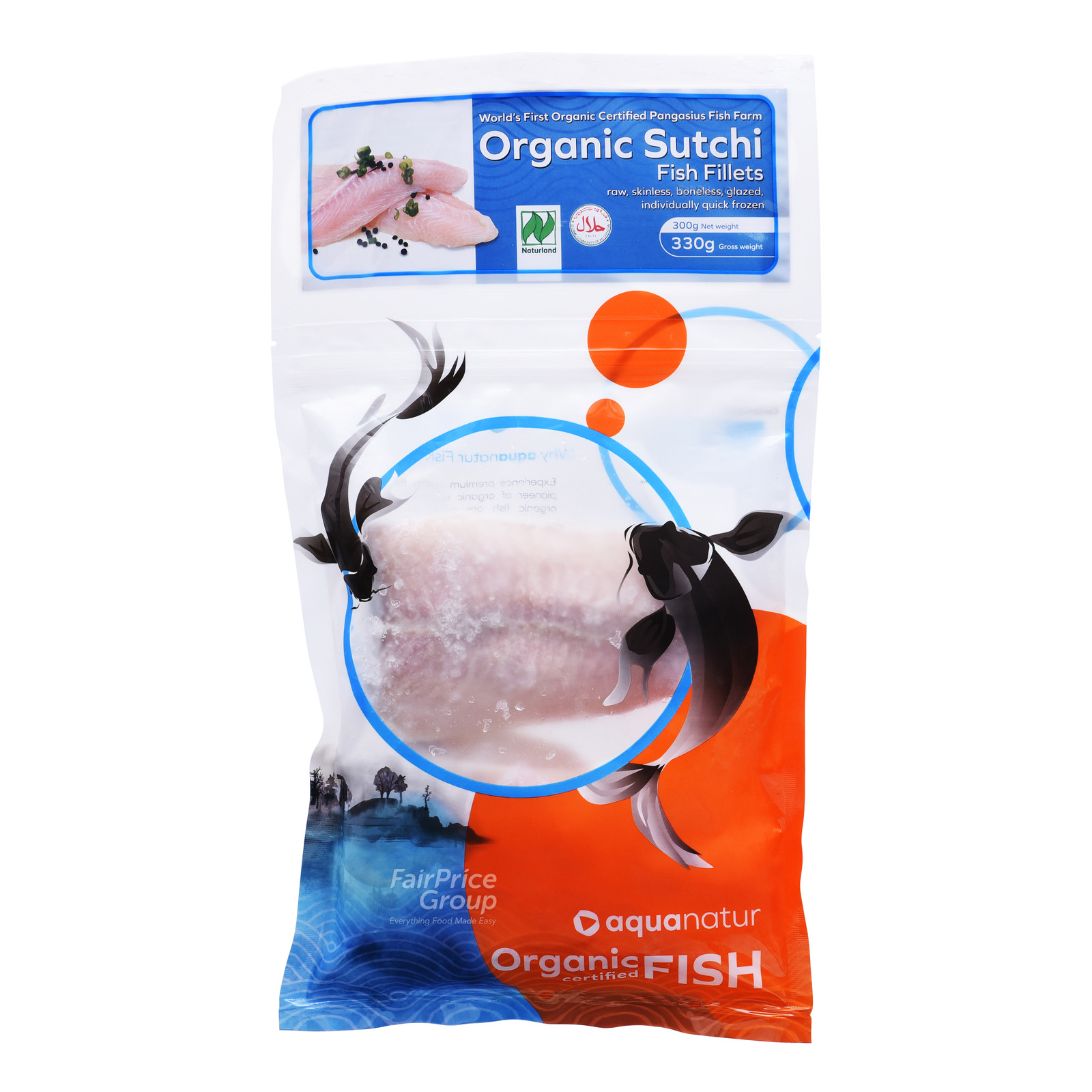 Aquanatur Organic Frozen Sutchi Fish - Fillet | NTUC FairPrice
