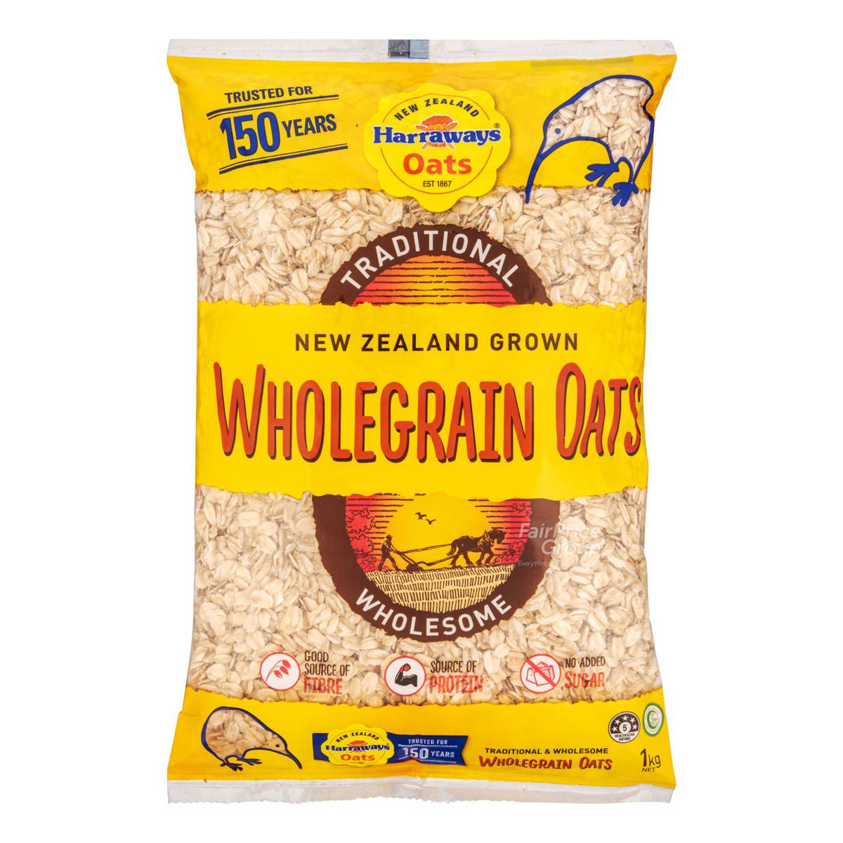 Harraways Wholegrain Oats - Traditional | NTUC FairPrice