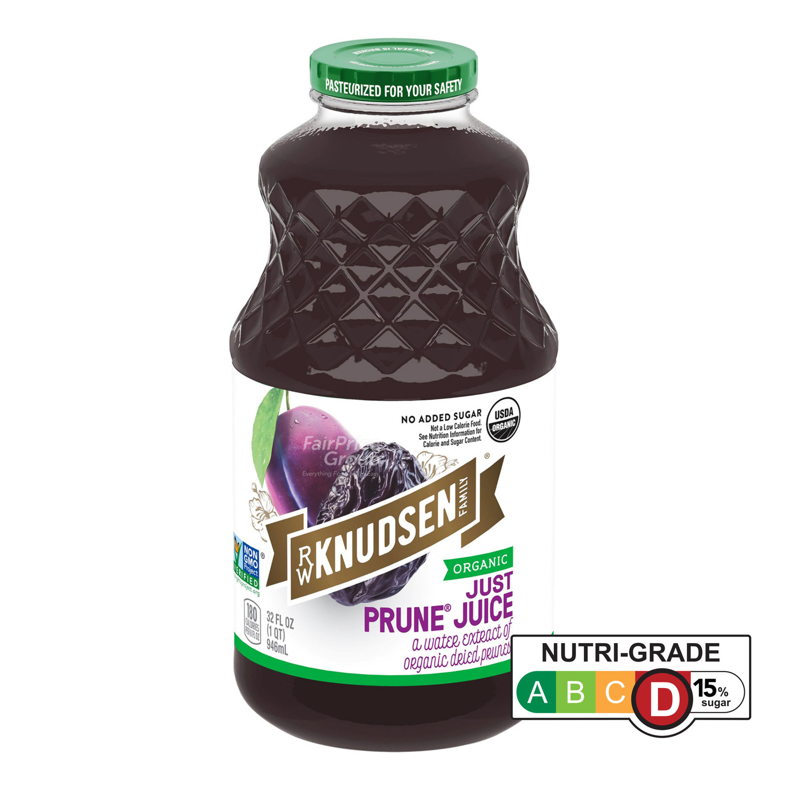 R.W. Knudsen Family Organic 100% Bottle Juice - Just Prune | NTUC FairPrice