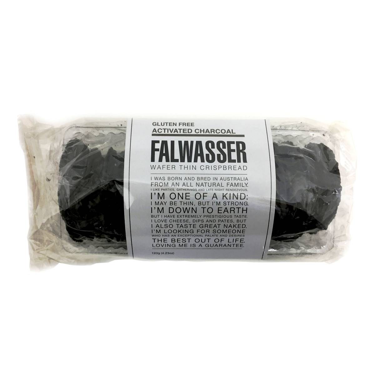 Falwasser Wafer Thin Crispbread - Charcoal | NTUC FairPrice