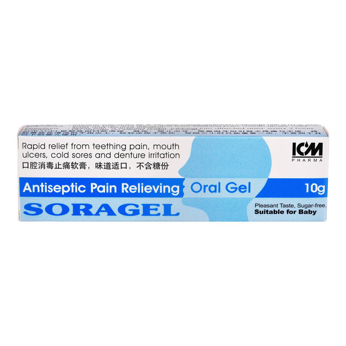 ICM Pharma Soragel Antiseptc Pain Relieving Oral Gel | NTUC FairPrice
