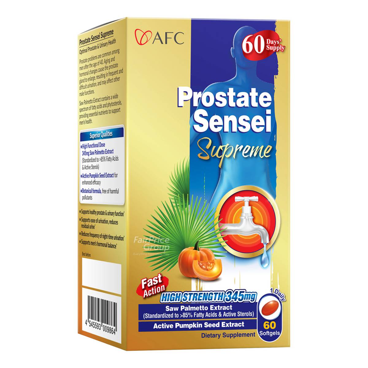AFC Health Supplement Caplets - Prostate Sensei Supreme | NTUC FairPrice
