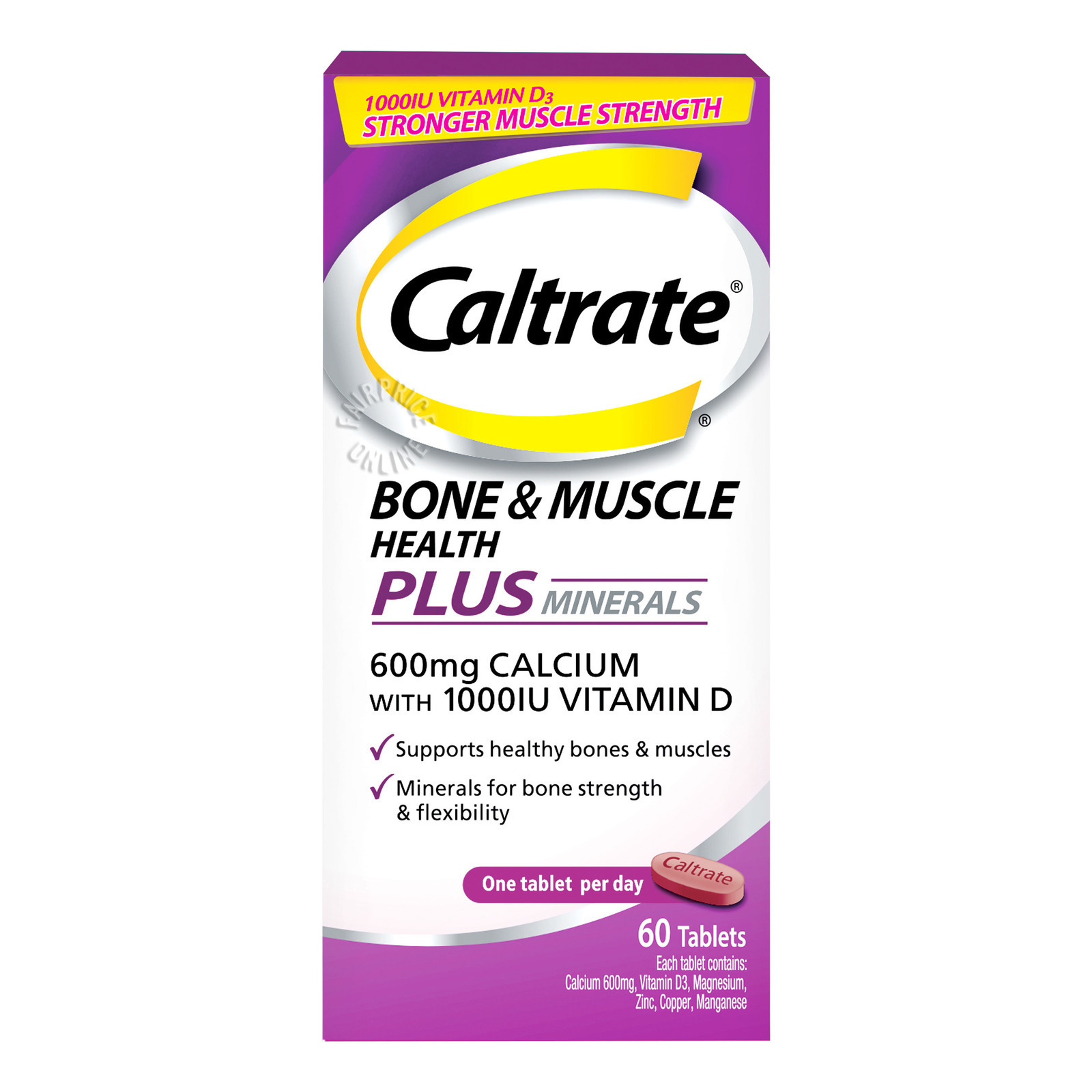 Caltrate Bone & Muscle Health Plus Minerals Supplement | NTUC FairPrice