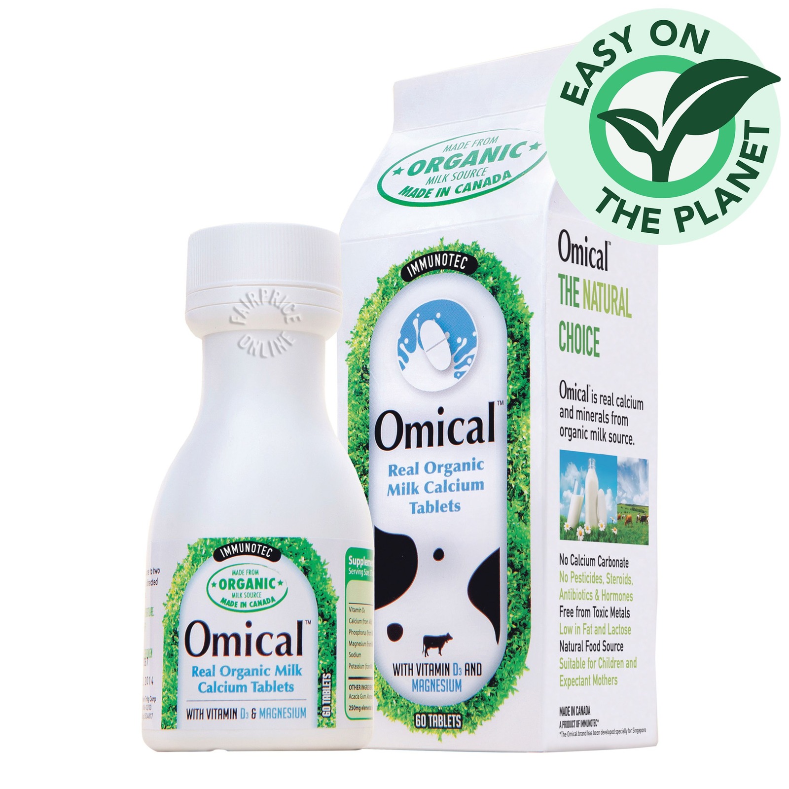 Omical Organic Milk Calcium Tablets | NTUC FairPrice