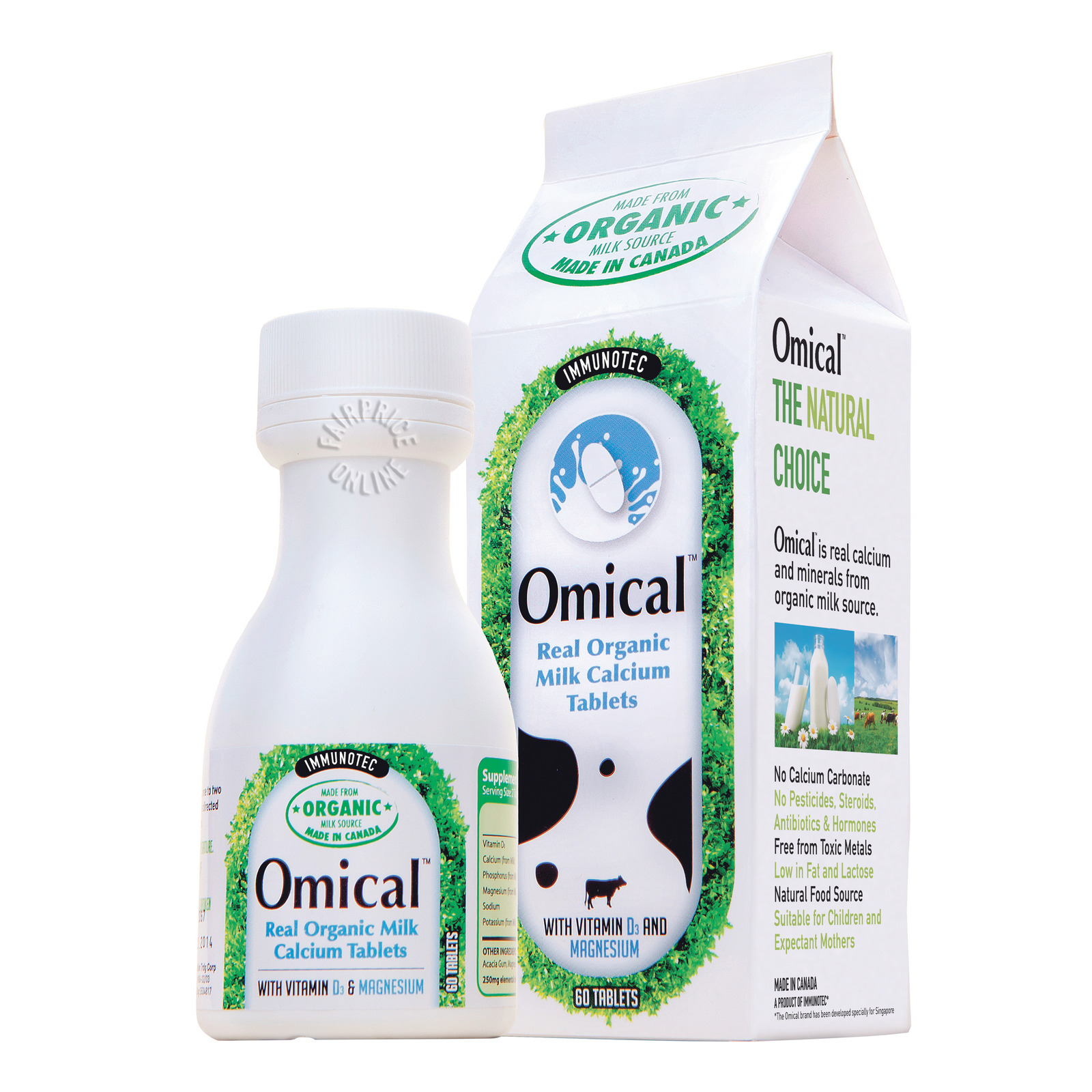 Omical Organic Milk Calcium Tablets | NTUC FairPrice