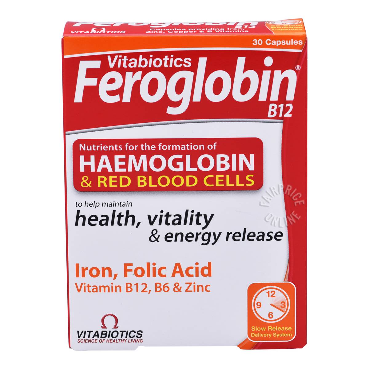 Vitabiotic Feroglobin B12 Gentle Iron Capsules | NTUC FairPrice