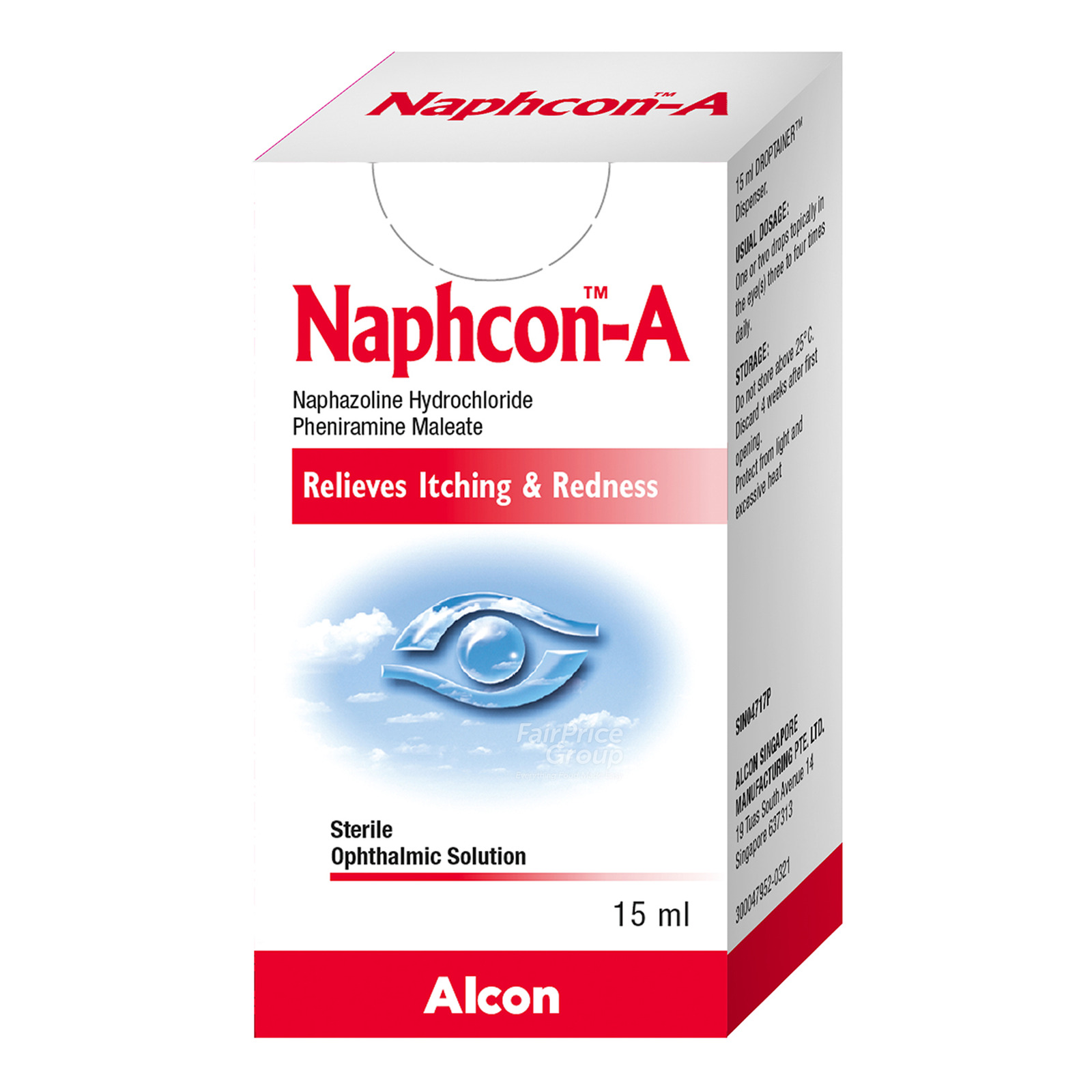 Alcon Eye Drop - Naphcon A | NTUC FairPrice