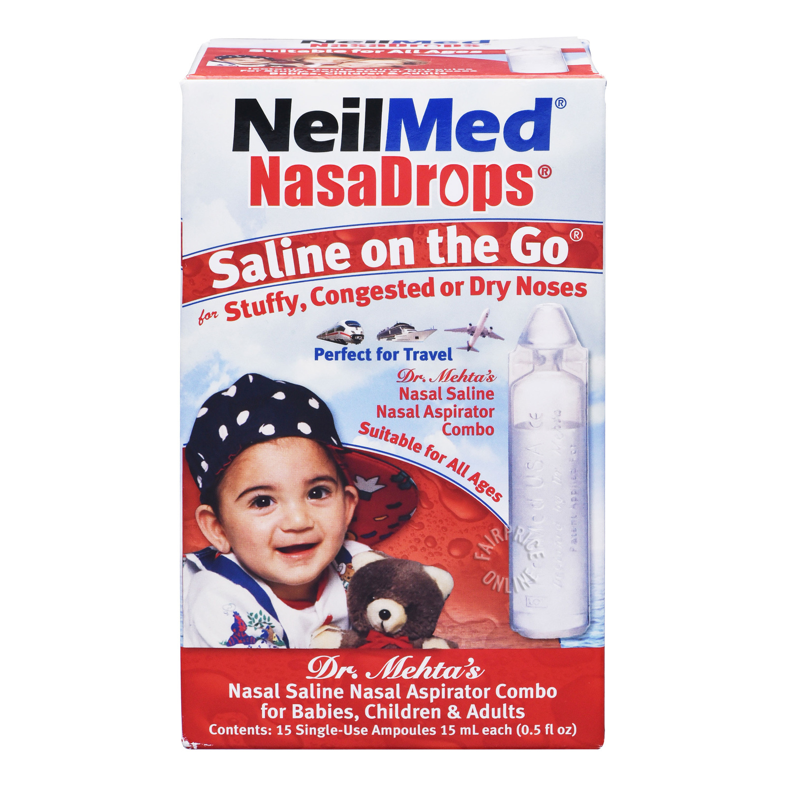 NeilMed Nasal Drops Saline | NTUC FairPrice