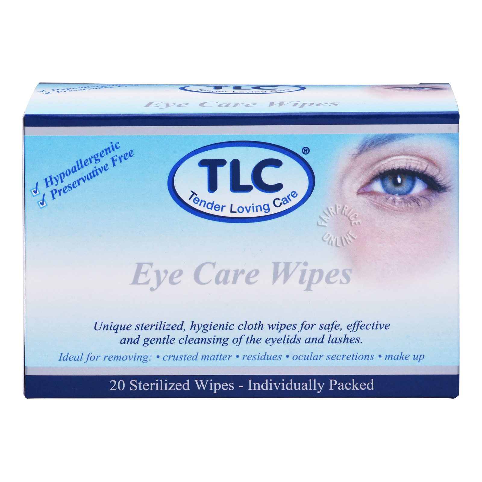 TLC Eye Care Wipes | NTUC FairPrice