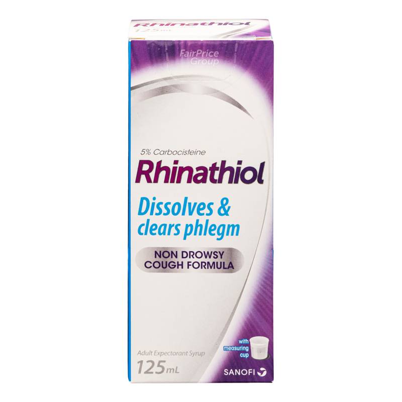 Rhinathiol Adult Cough Syrup - Non Drowsy | NTUC FairPrice